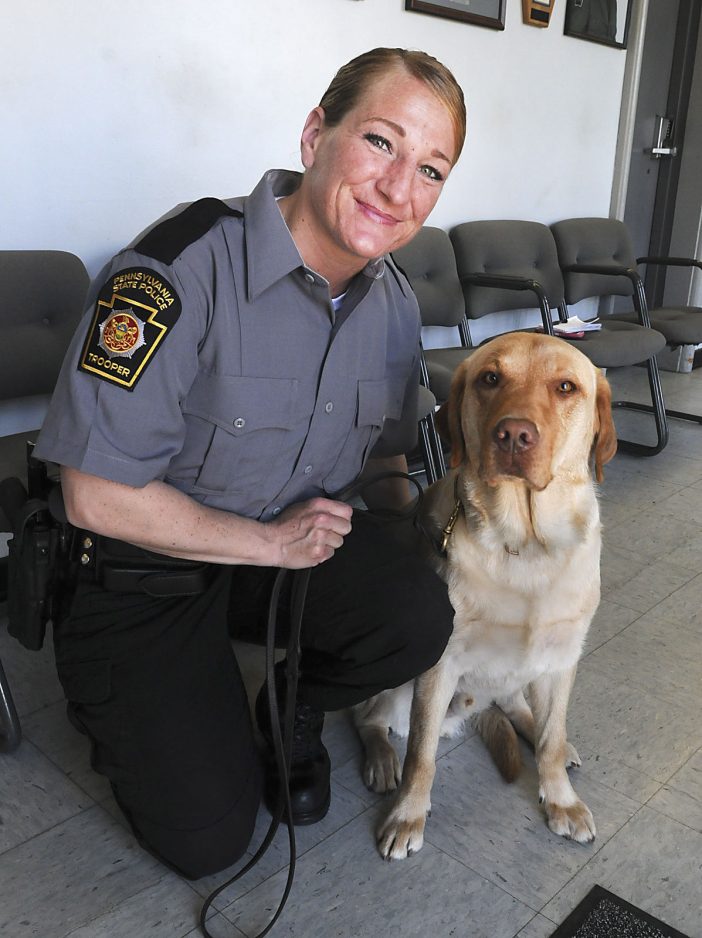North Strabane native becomes first female state police K-9 officer ...
